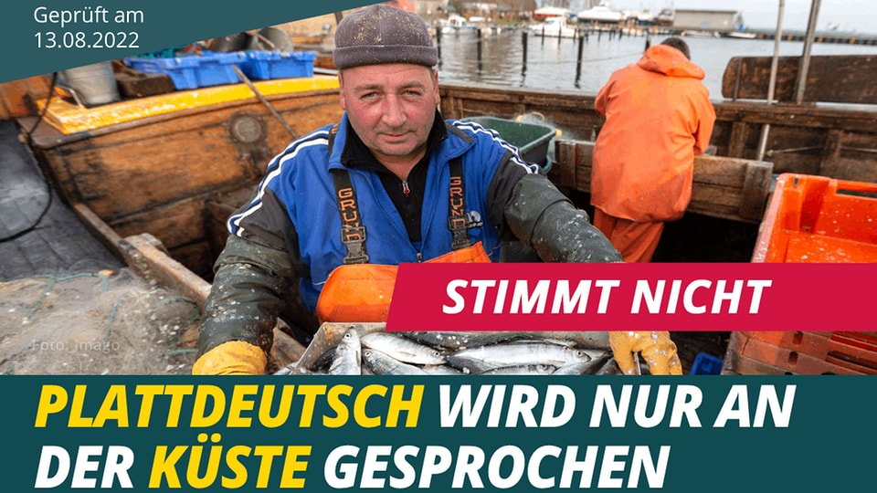 Stimmt nicht: Plattdeutsch wird nur an der Küste gesprochen