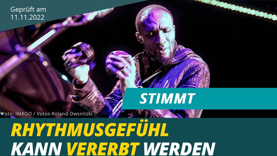 ️ Stimmt: Rhythmusgefühl kann vererbt werden | MDR.DE