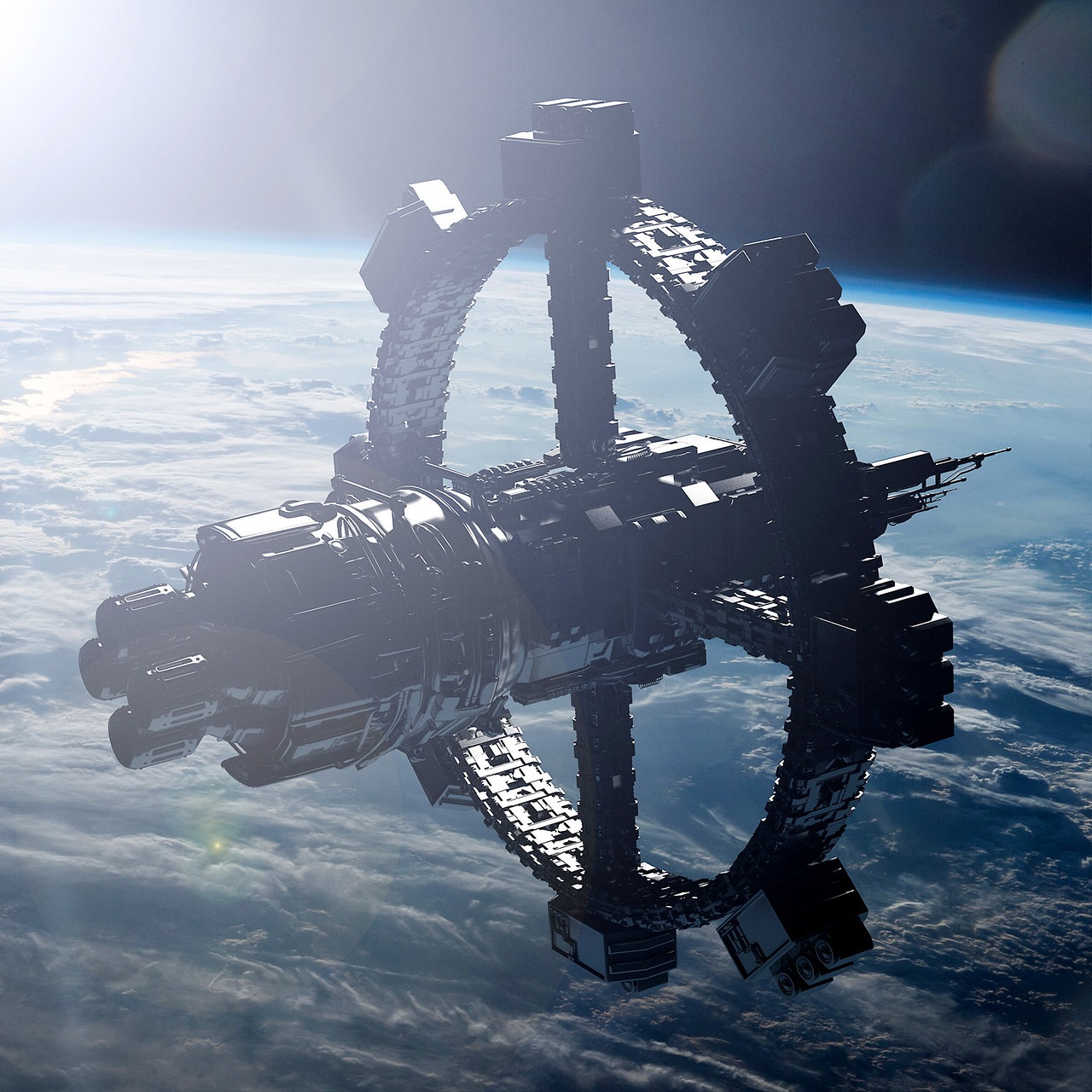 Sichtungsplan Der Raumstation