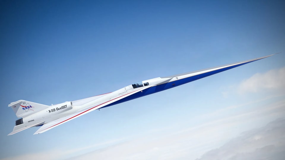 Concorde 2.0: Nasa stellt neues Überschallflugzeug vor | MDR.DE